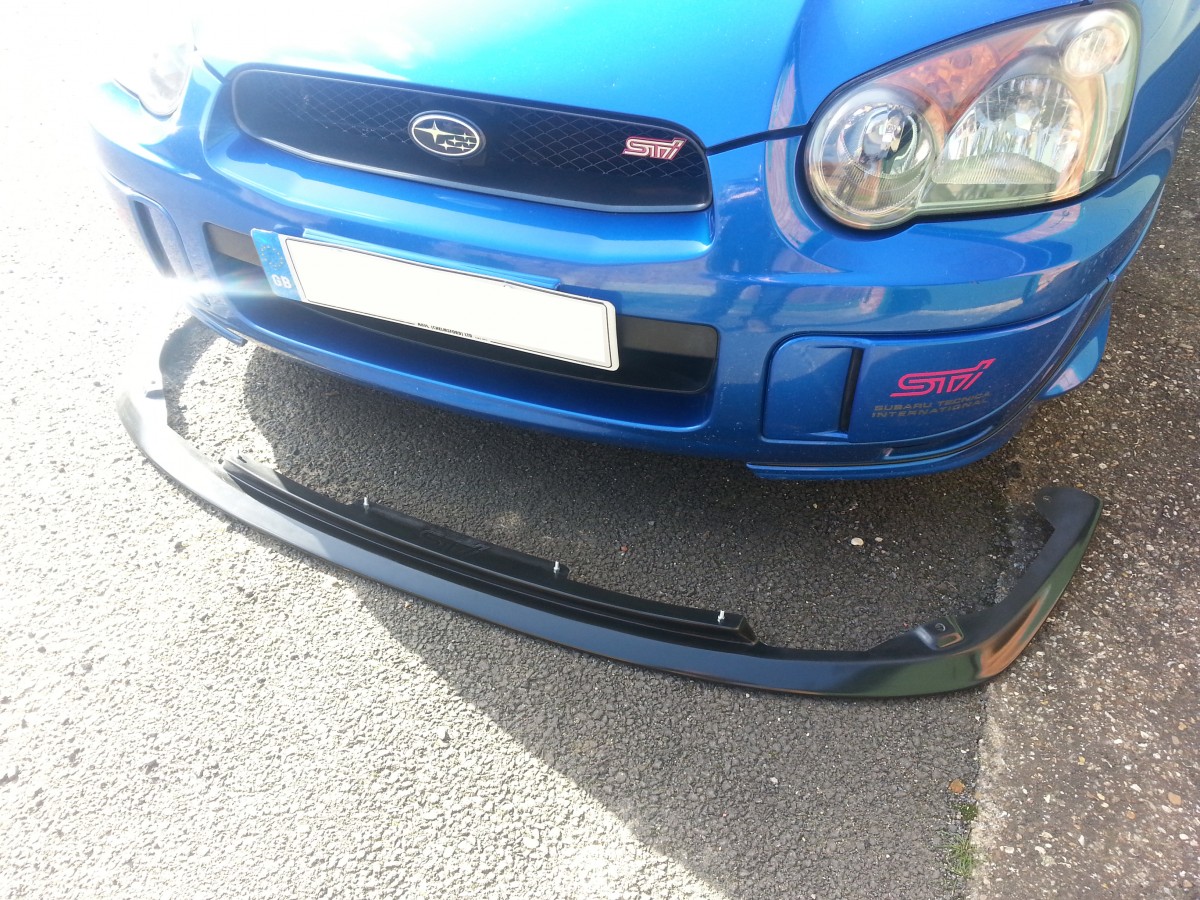 Fitting a HT Autos Front Lip Splitter | WRX STi Mods